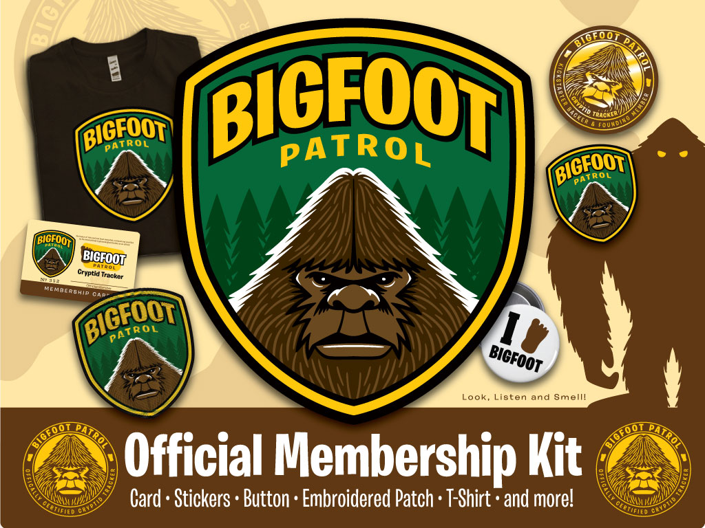 Bigfoot Patrol Membership Kit - Coghill Cartooning | Cartoon Logos ...