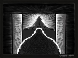 "Yeti Lair: Inner Quest" Cartoon Sketch | Coghill Cartooning | Cartoon ...